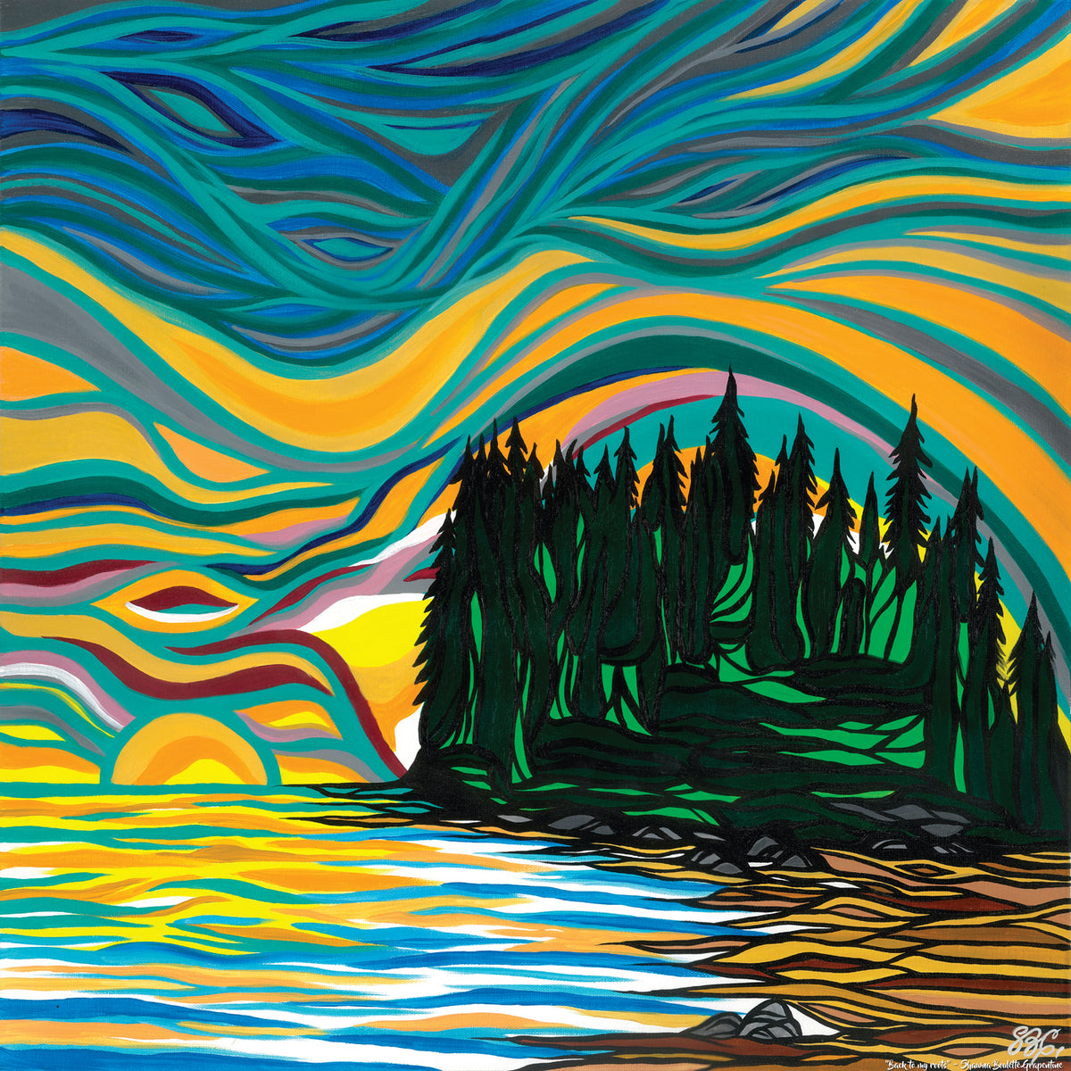 Back To My Roots Poster Print – Moon & Back Custom Arts Store